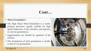 Tablet granulation tech | PPTX | Skin Care | Beauty