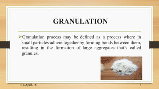 Tablet granulation tech | PPTX | Skin Care | Beauty