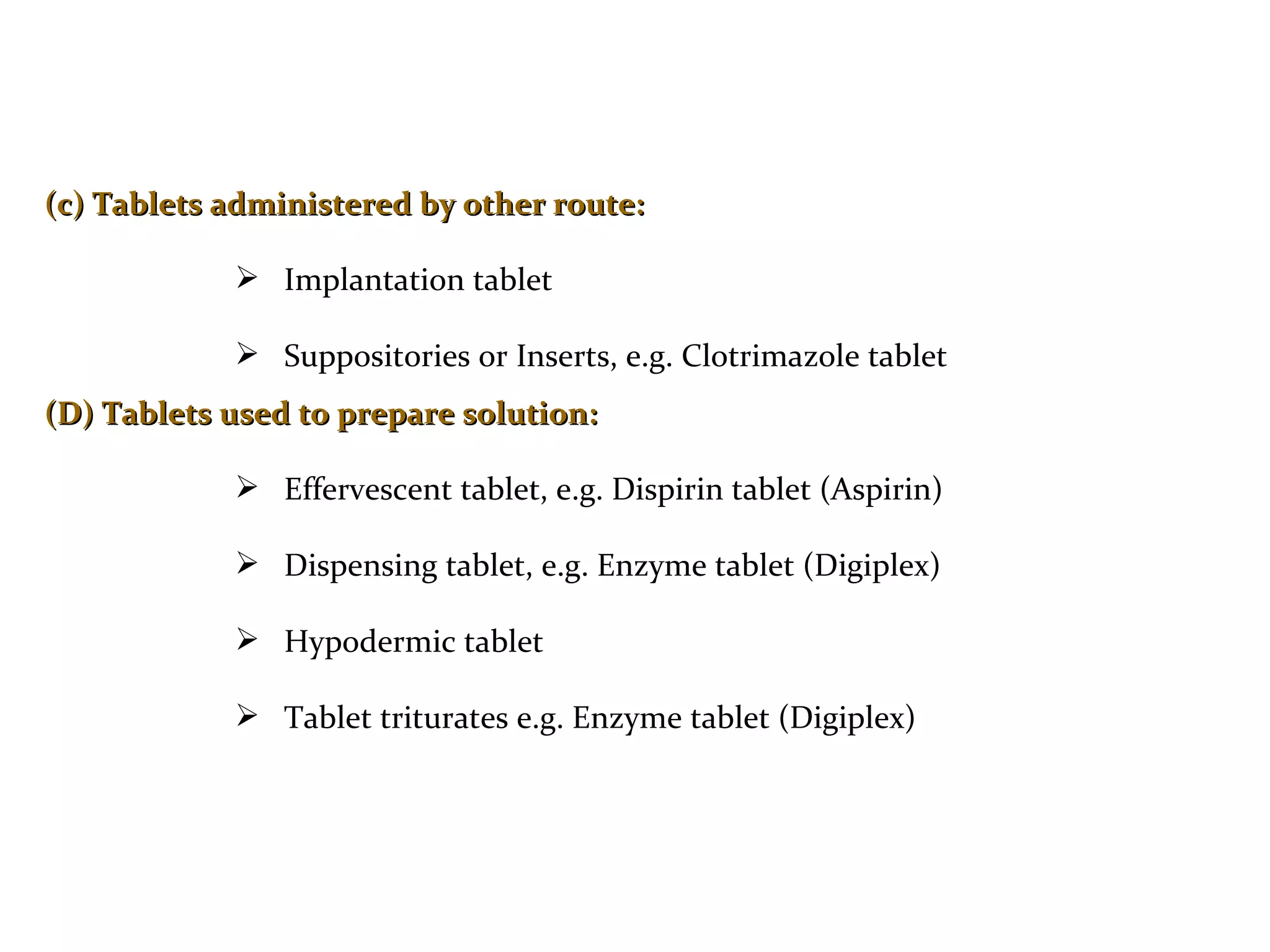 Tablets | PPT