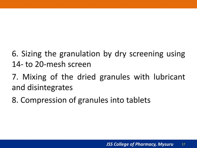 Tablet manufacturing process | PPTX | Pharmaceutical Industry | Industries