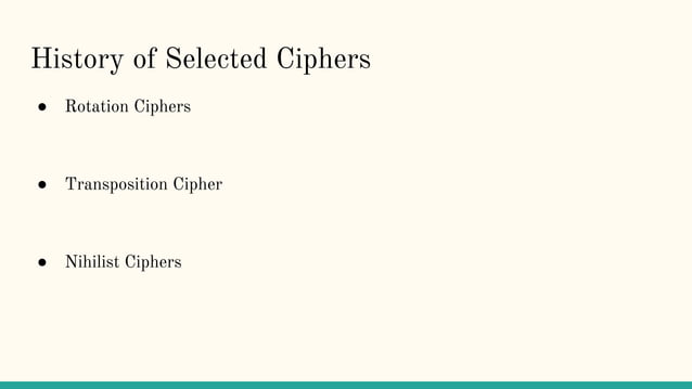 Tabletop cryptography | PPT