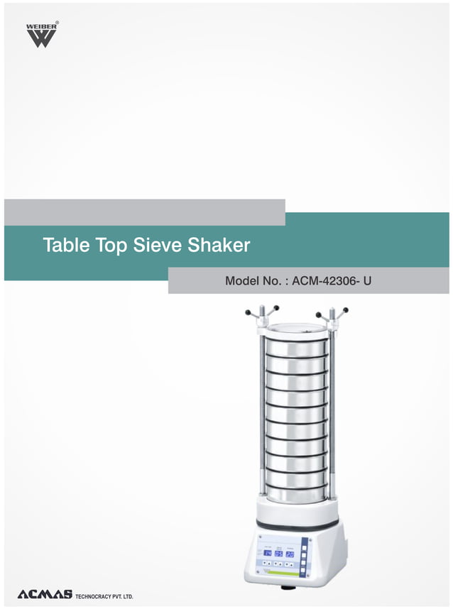Table top sieve shaker | PDF | Sales | Business