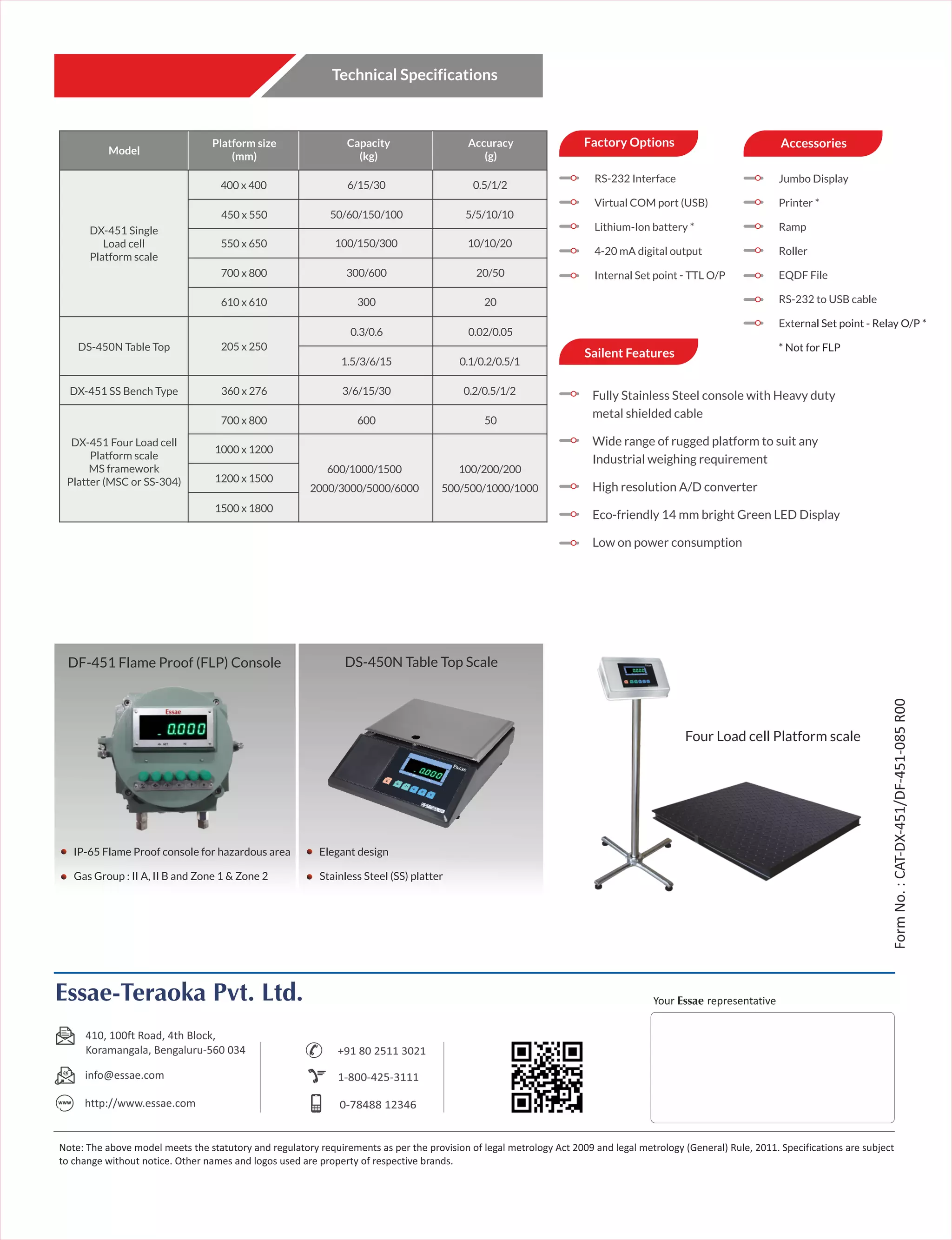 Table Top Weighing Scales | PDF