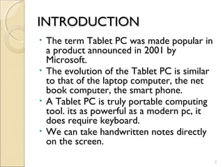Tablet pc | PPT