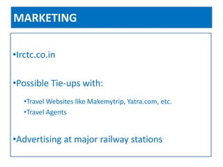 Travel entertainment service business model for Indian Railways | PPSX ...