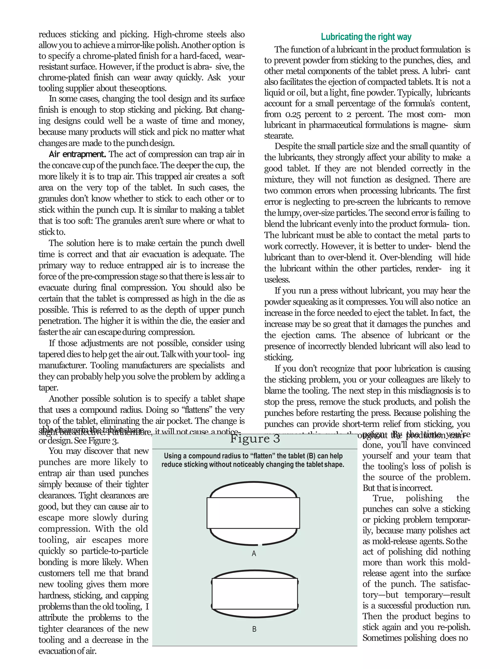 Tablet press operation: Sticking and Picking | PPTX