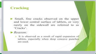 Tablet problems different defects capping pptx | PPT