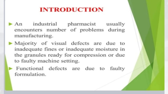 Tablet problems different defects capping pptx | PPT