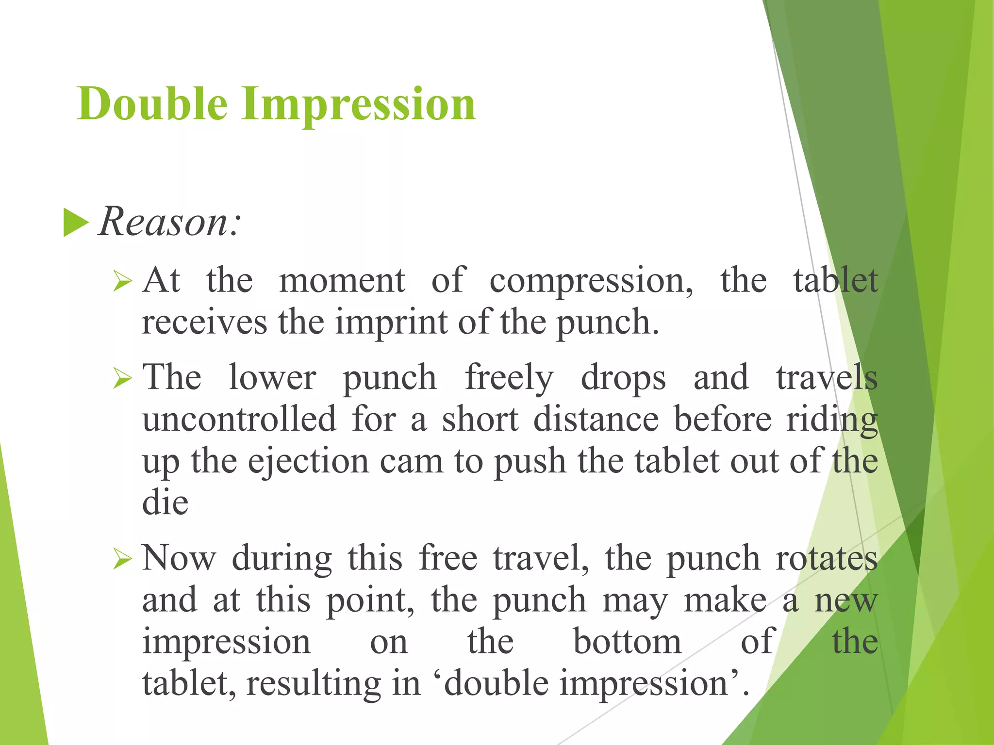Tablet processing problems | PPTX