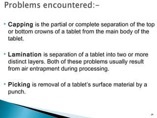 Tablet production process by ranjeet singh | PPT