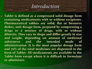 Tablets | PPTX