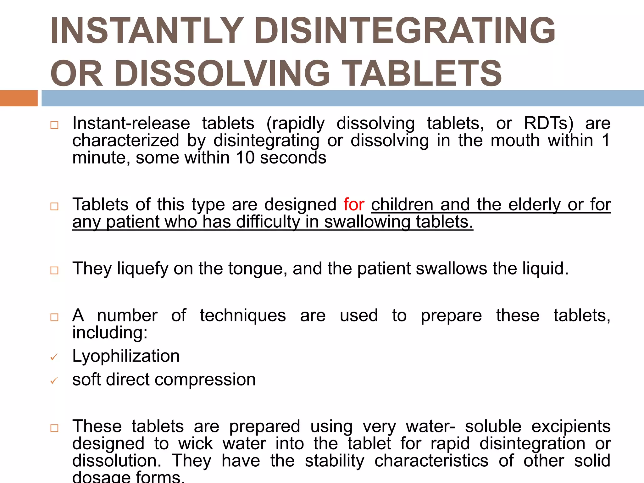 Tablets - Pharmaceutics | PPTX
