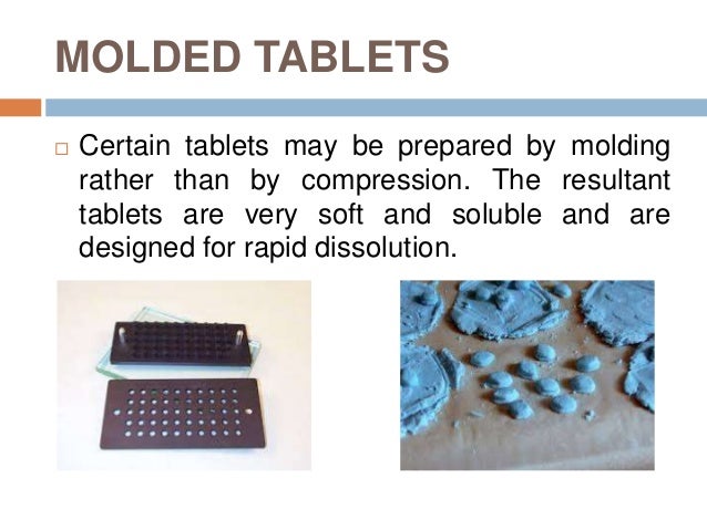 Tablets - Pharmaceutics