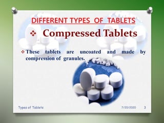 Tablets (Types of tablets) | PPTX