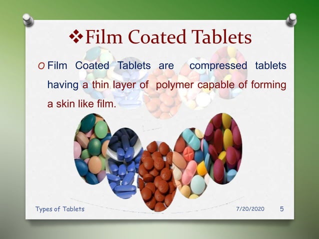 Tablets (Types of tablets) | PPTX