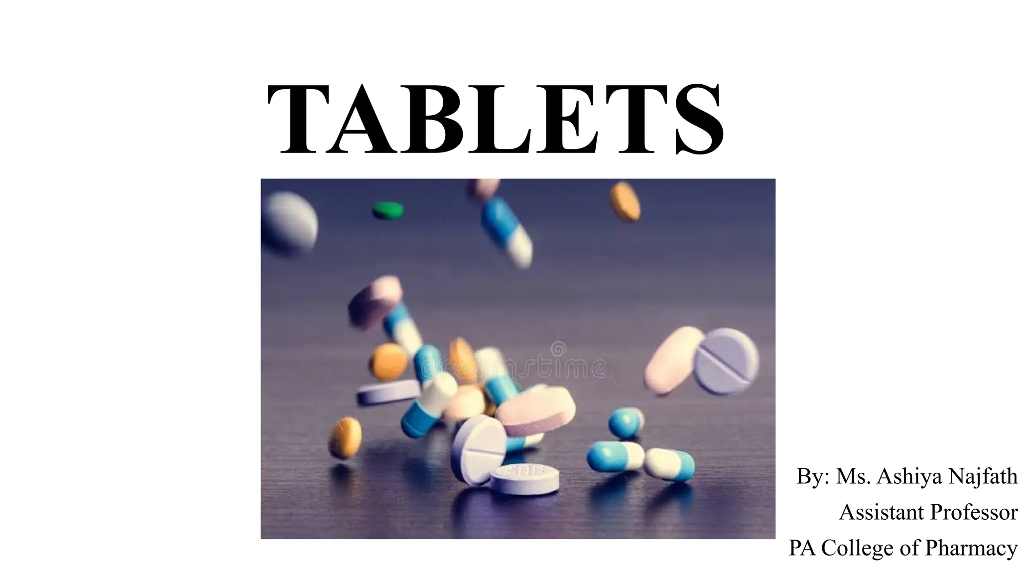 TABLETS- Coated & uncoated tablet, various modified release tablets | PPTX