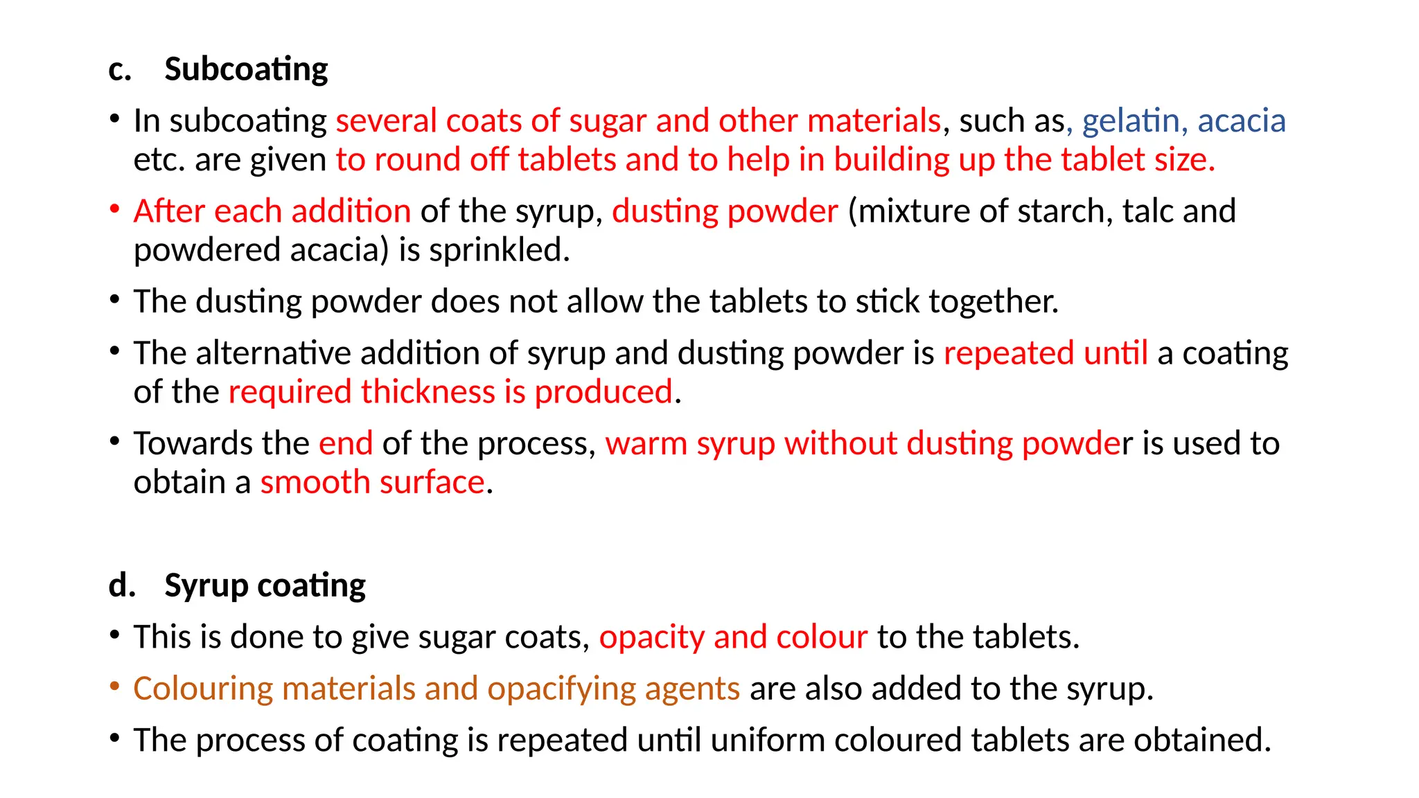 TABLETS- Coated & uncoated tablet, various modified release tablets | PPTX