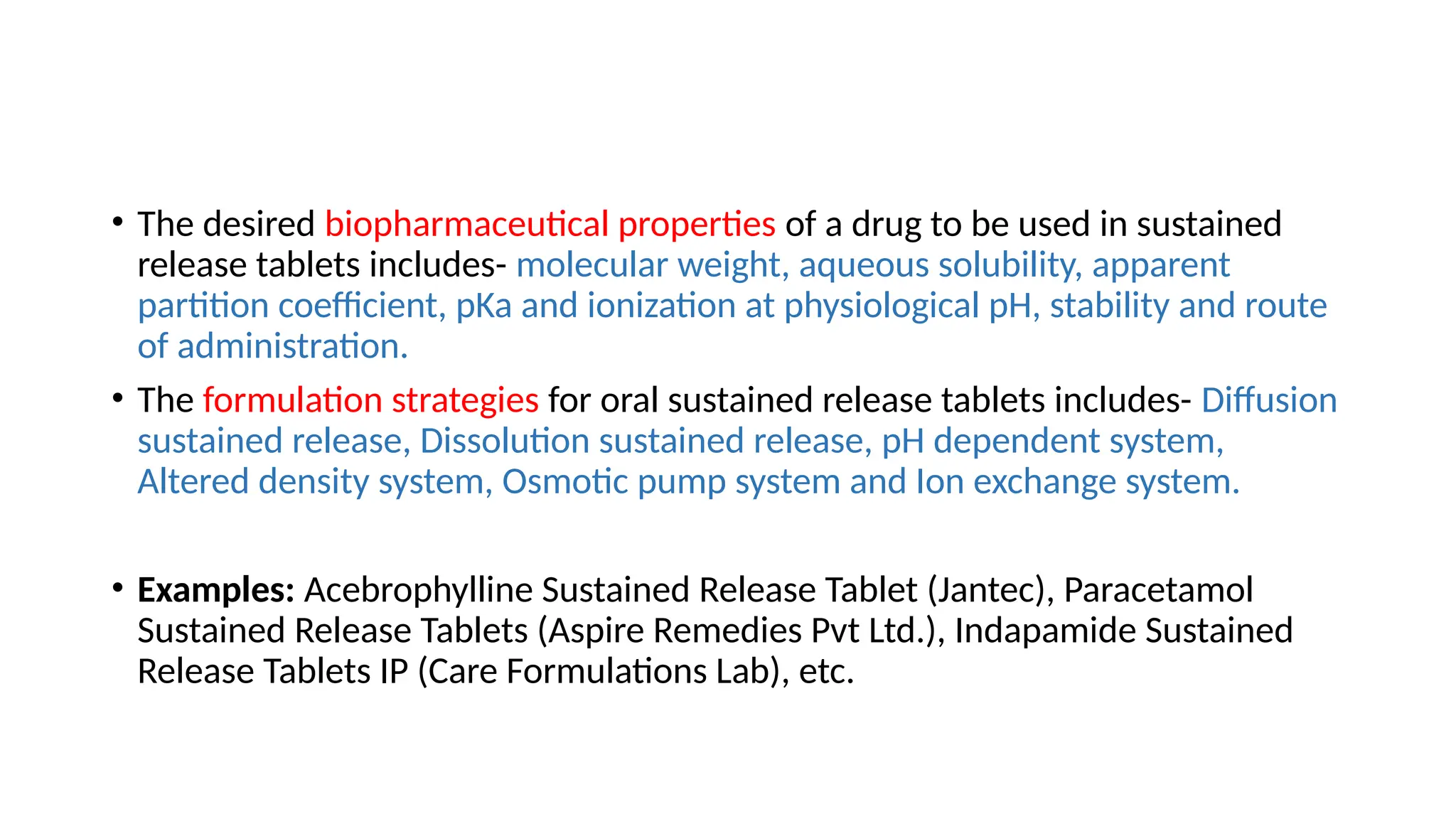 TABLETS- Coated & uncoated tablet, various modified release tablets | PPTX