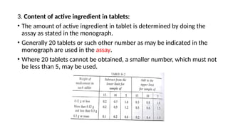 TABLETS- Coated & uncoated tablet, various modified release tablets | PPTX