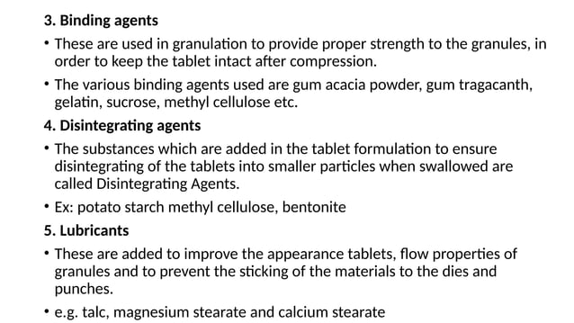 TABLETS- Coated & uncoated tablet, various modified release tablets | PPTX