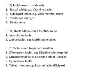 TABLETS Dosage Form - Industrial Pharmacy.pptx