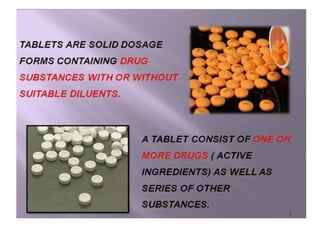 TABLETS Dosage Form - Industrial Pharmacy.pptx