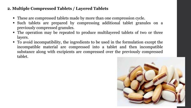 Tablet - Classification, Method of Preparation and Evaluation | PPTX ...