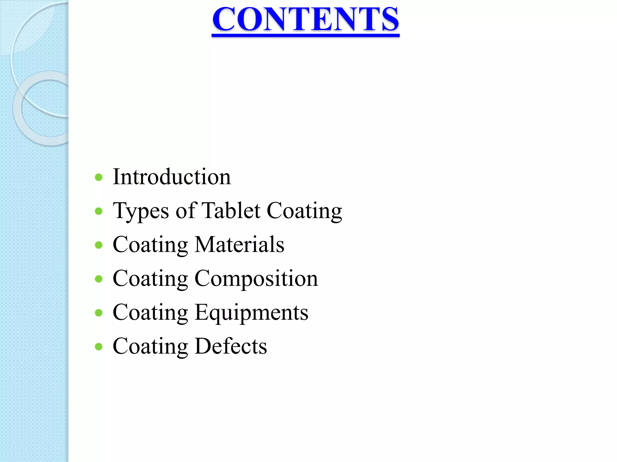 TABLET COATING | PPTX