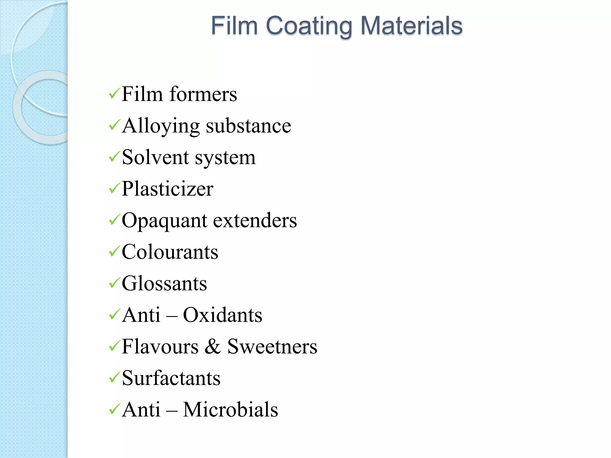 TABLET COATING | PPTX
