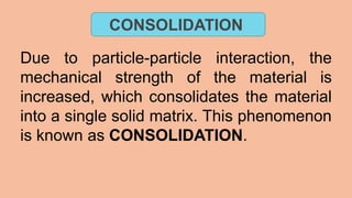 Tablets consolidation parameters | PDF