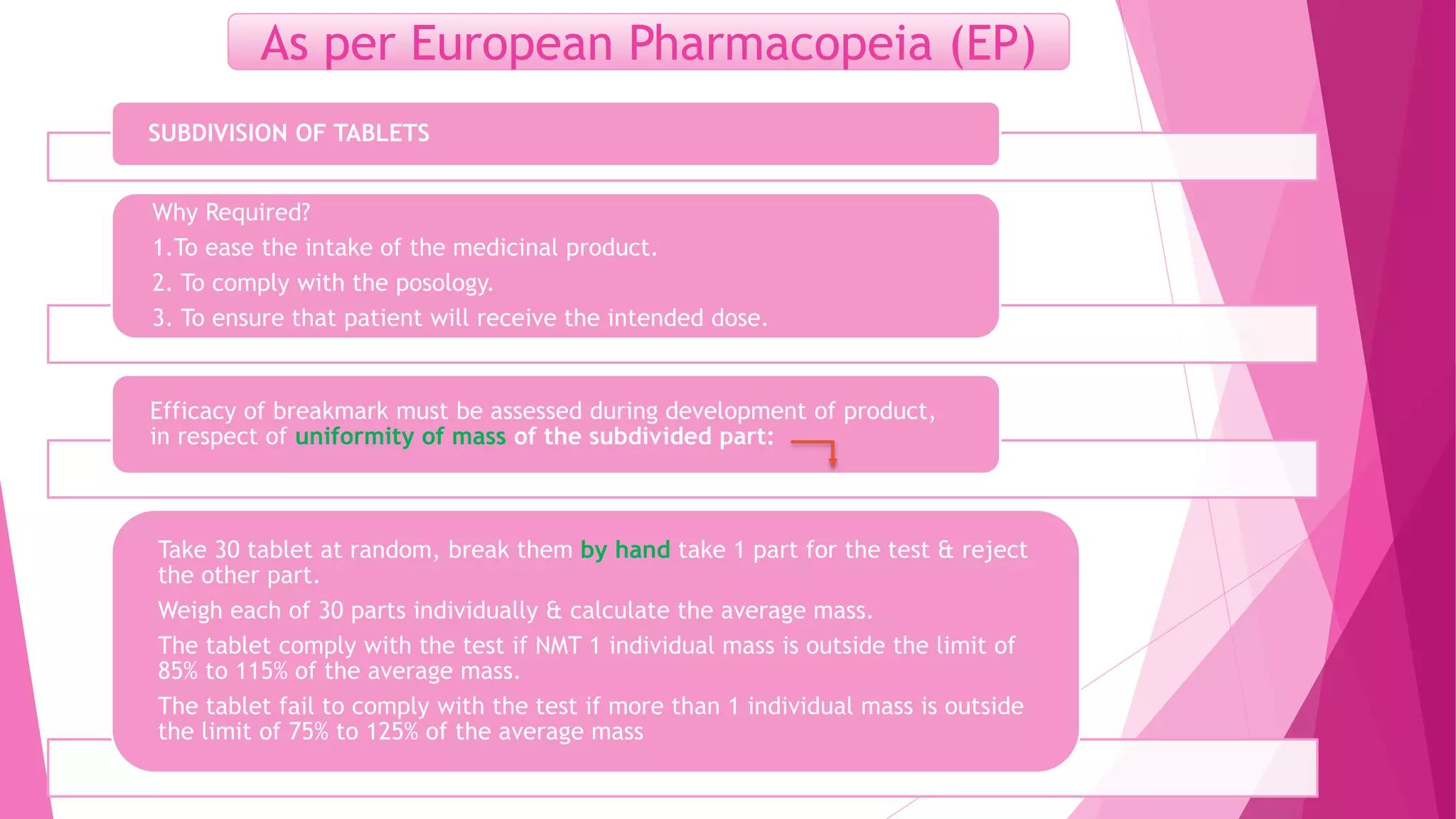 Guidance For Industry Tablet Scoring: Nomenclature, Labeling, and Data ...