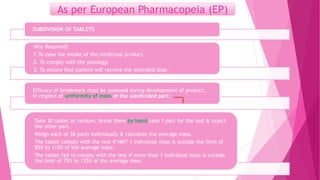 Guidance For Industry Tablet Scoring: Nomenclature, Labeling, and Data ...