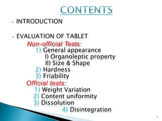 Tabletsevalutiong 161112174816 | PPT