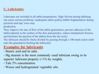 Tablets Excipients in pharmaceutical formulations.pdf