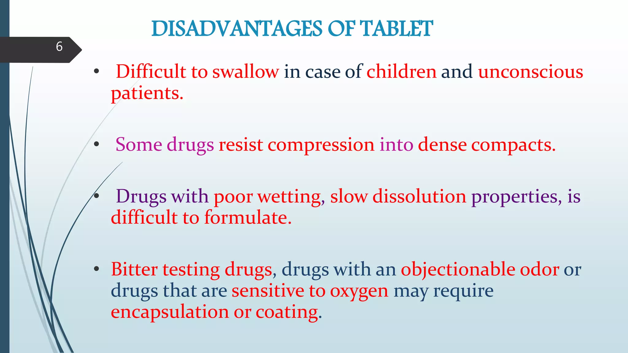 Tablets formulation | PPTX