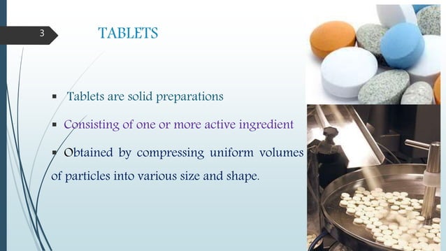 Tablets formulation | PPTX