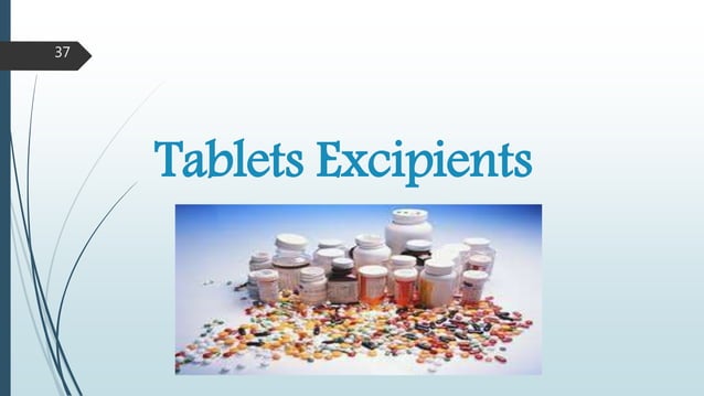 Tablets formulation | PPTX