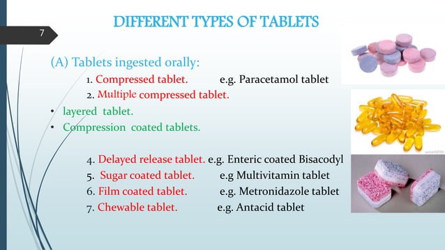 Tablets formulation | PPTX