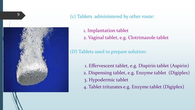 Tablets formulation | PPTX