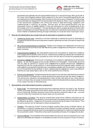 Tablets in Education: Is India ready for their adoption? | PDF