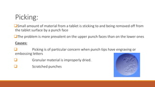 Tablets Manufacturing Problems | PPTX