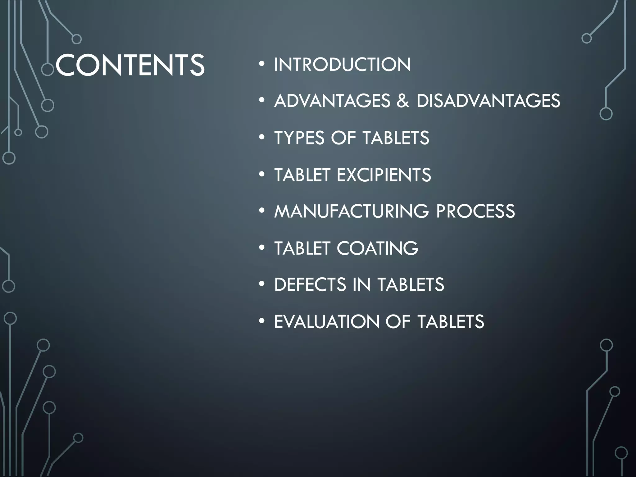 Tablet dosage form | PDF