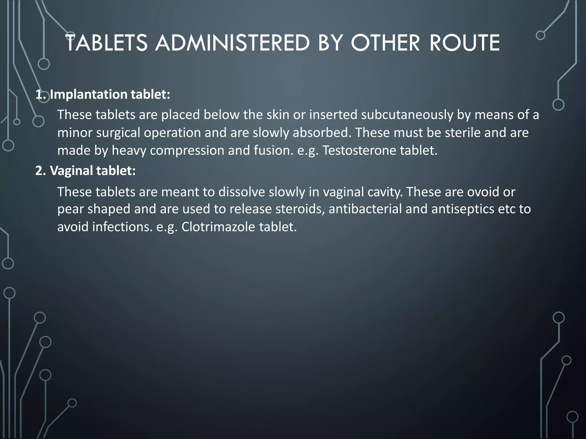 Tablet dosage form | PDF