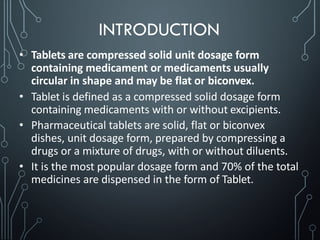 Tablet dosage form | PDF