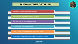 Tablets Introduction Part-I | PPT