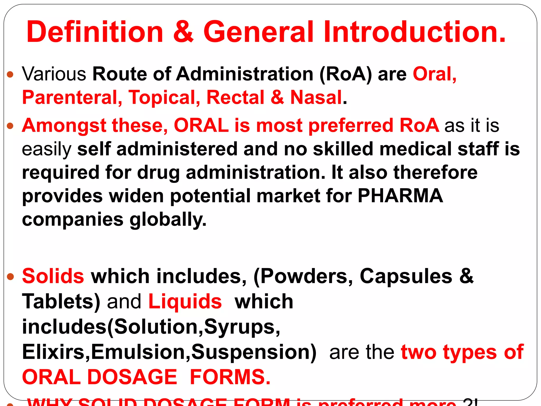 Tablets; General Introduction & Classification ;_By Tejas Bhatia. | PPTX