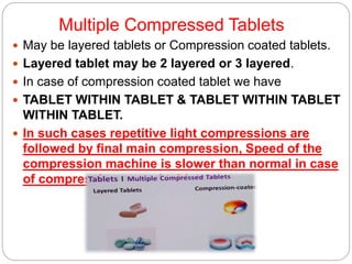 Tablets; General Introduction & Classification ;_By Tejas Bhatia. | PPTX