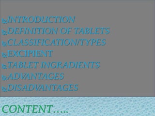 Tablets group presentation | PPTX