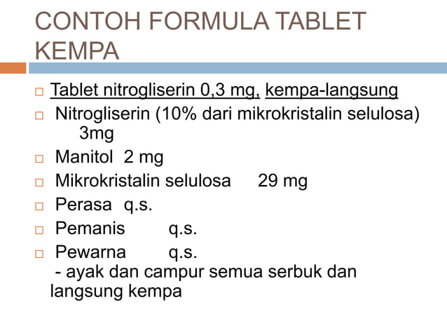 Tablet sublingual dan bukal | PPTX