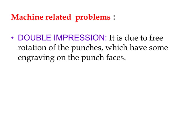 Tabletting problem.pptx | Chemistry | Science